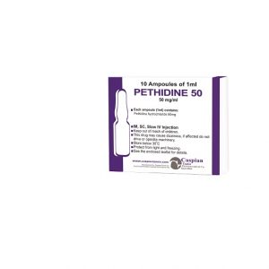 PETHIDINE IPDIC ampoule 50 mg / 1 ml PETHIDINE IPDIC 50MG / 1ML AMP